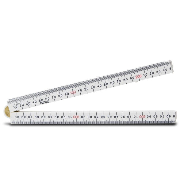 FOLDING RULER 1M BEVEL EDGE – GB FASTENERS