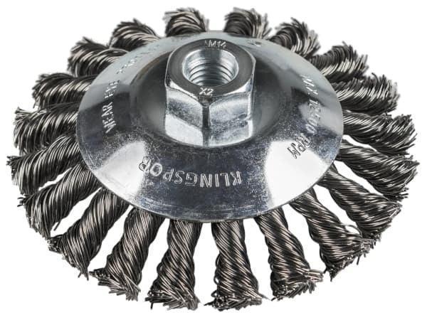 WIRE WHEEL 100MM KNOT CONE STAINLESS – GB FASTENERS